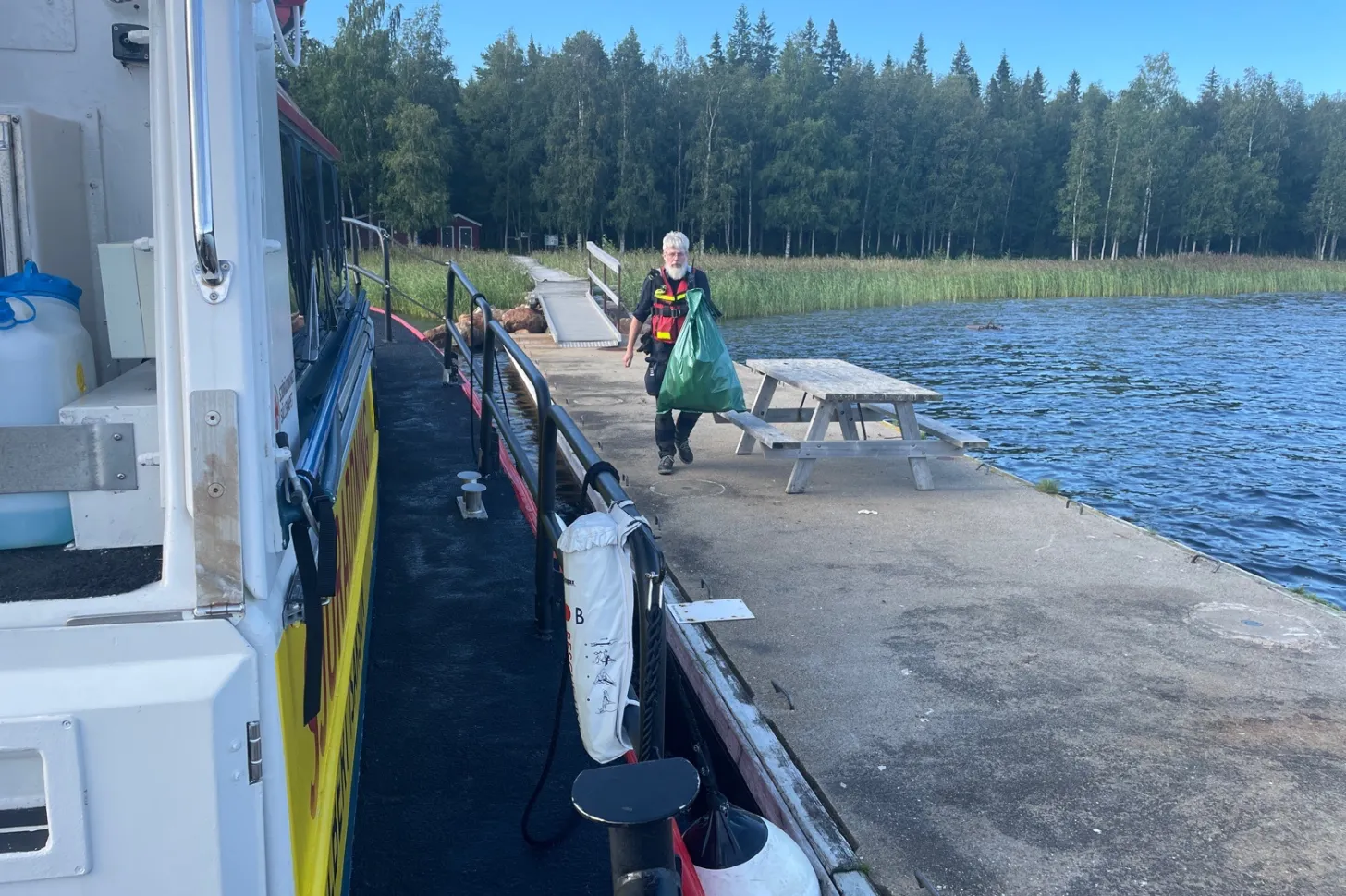 Bogsering till hamn, 27 jul 2023 - RS Piteå