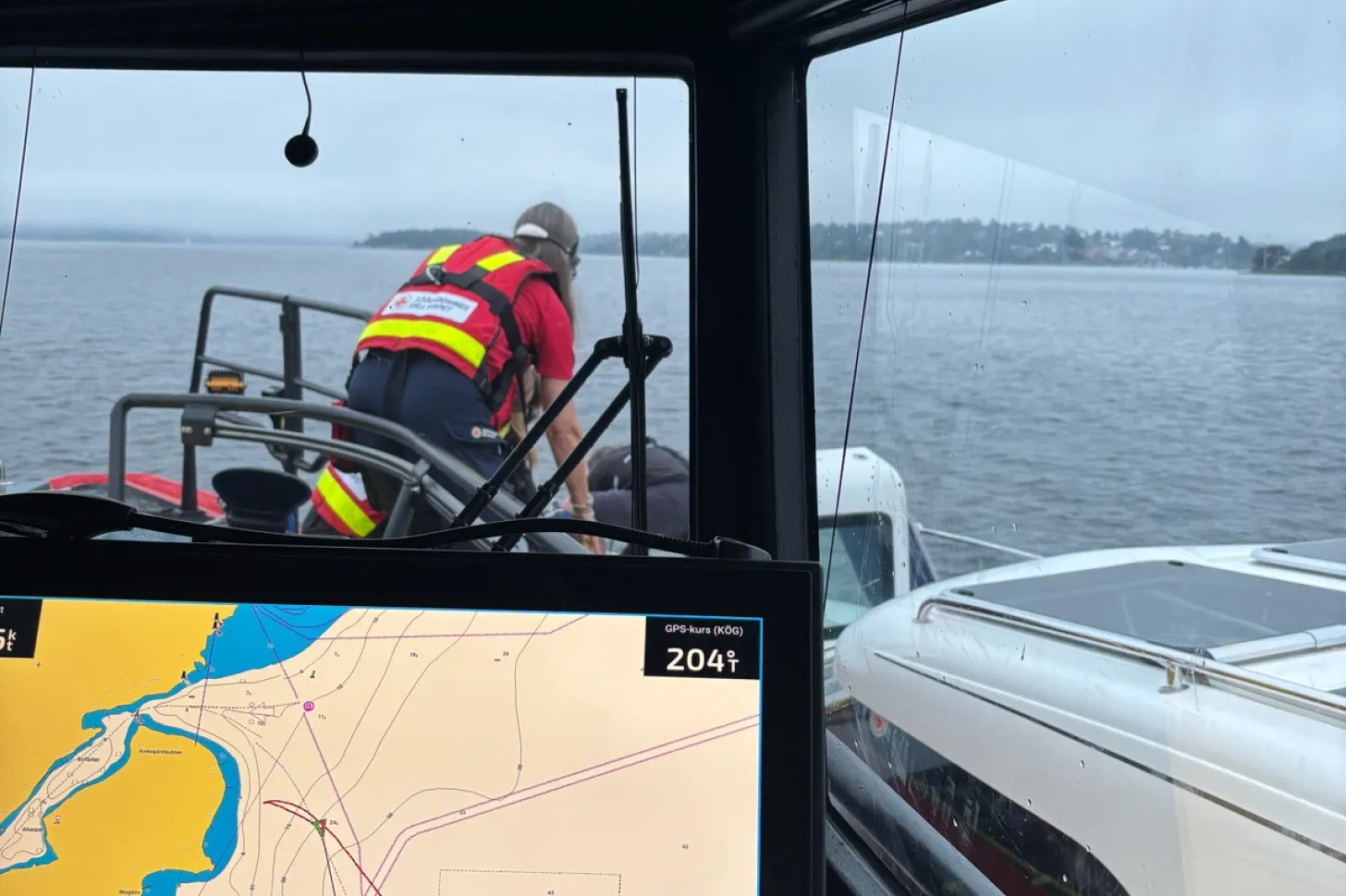 Dimmig bogsering, 8 sep 2025 - RS Dalarö